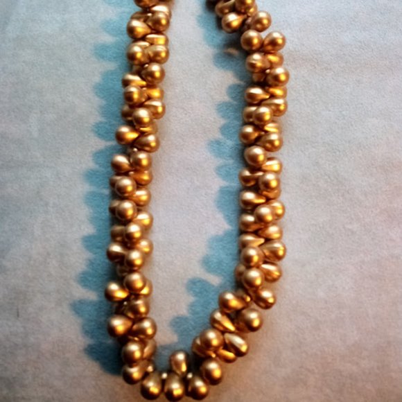 Jewelry | Lots Of Gold Beads On A String | Poshmark